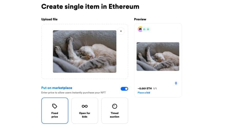 آموزش ساخت NFT به همراه محاسبه هزینه و نحوه فروش آن