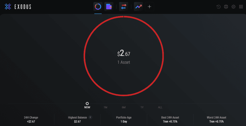 کیف پول اکسودوس، بررسی و آموزش تصویری دریافت و ارسال ارز در Exodus